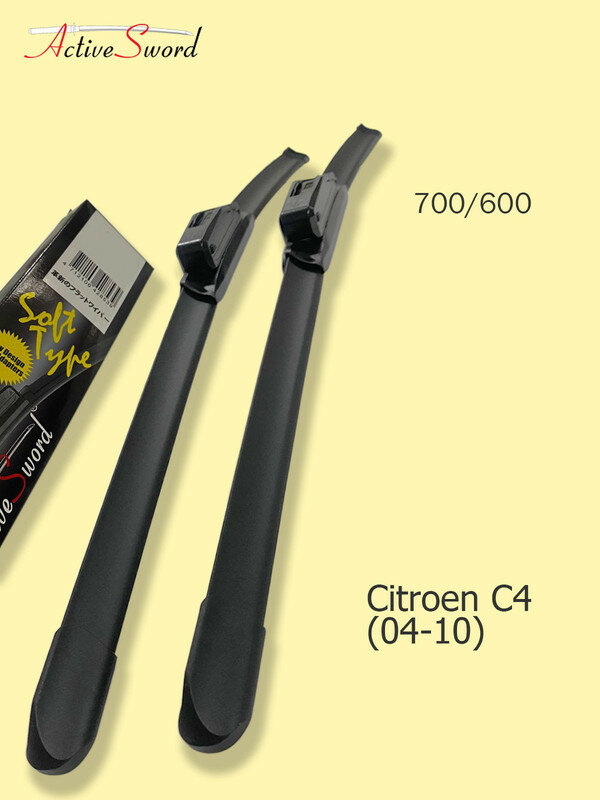 700 600мм. Дворники Щетки стеклоочистителя для Citroen C4 Ситроен Ц4 (04-10)