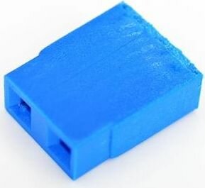 Разъем HARWIN M7571-05 Jumper pin strips female 2.54mm open 3A gold-plated blue 1 шт