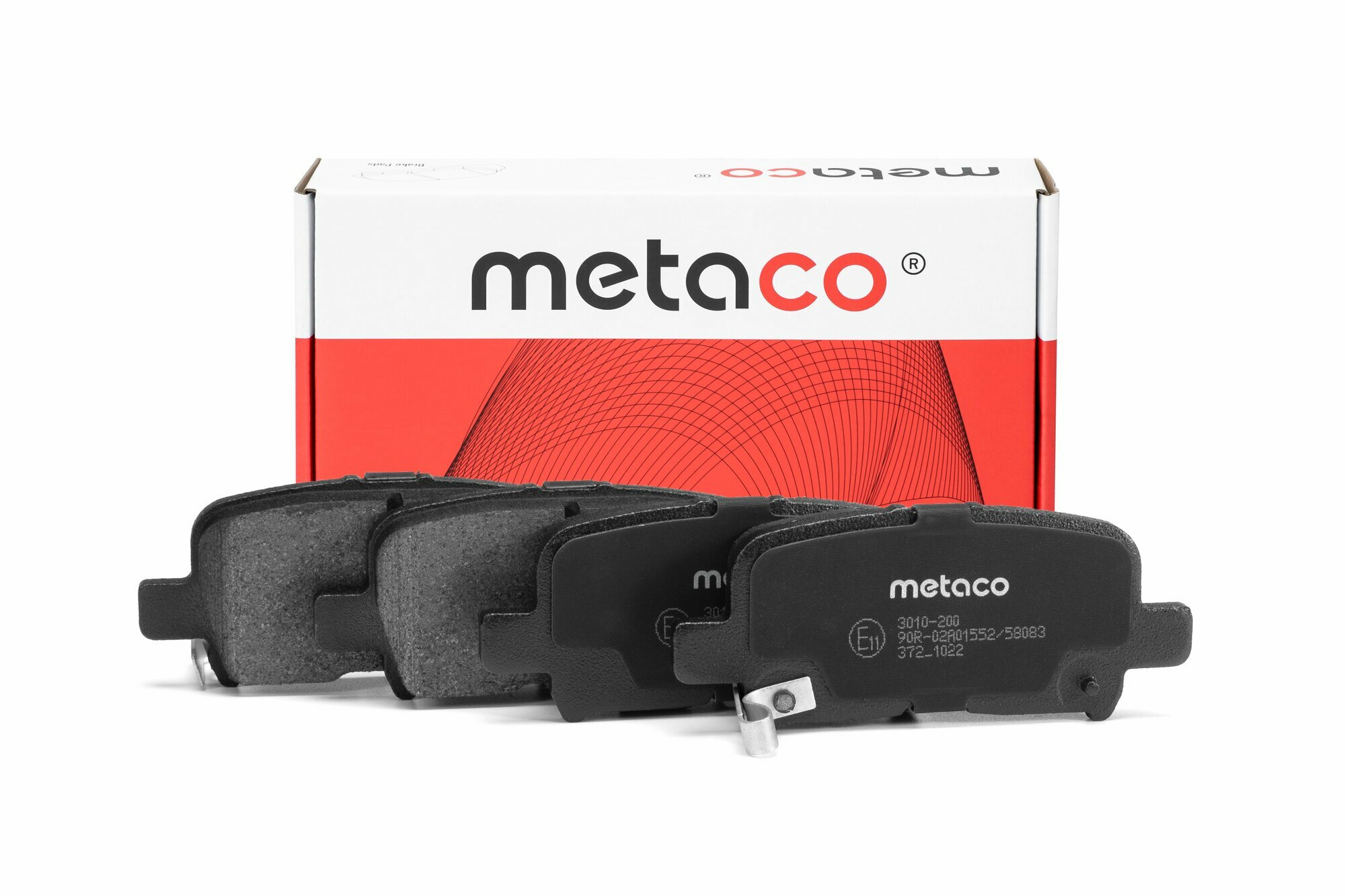 Колодки тормозные задние дисковые к-кт METACO 3010-200