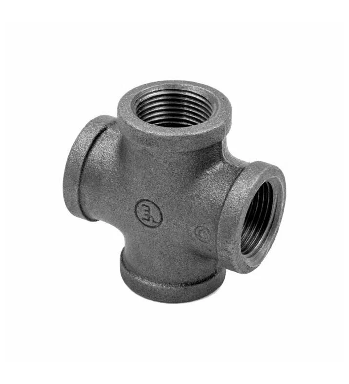 Крест-фитинг Fittex PLUS Ду 15, прямой, чугун, ВР/ВР, 1/2", 1 шт