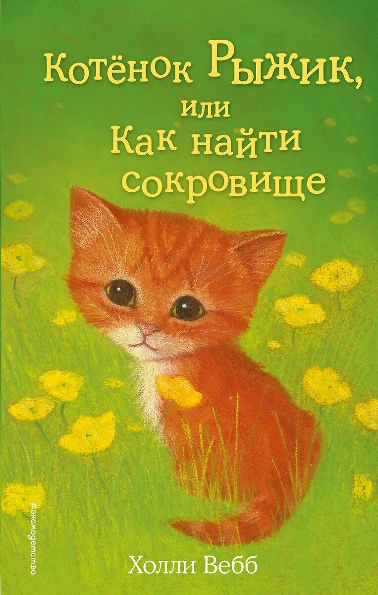 Котенок Рыжик или Как найти сокровище Книга Вебб Холли 6+ \ твёрдый переплёт, 144 страницы