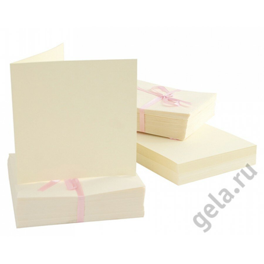 Набор заготовок для открыток с конвертами 100 шт кремовый DOCRAFTS ANT1512001