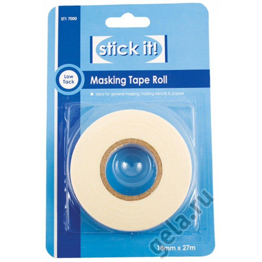 Клейкая маскировочная лента, STICK IT, 18 мм х 27м 18 мм х 27 м DOCRAFTS STI7000