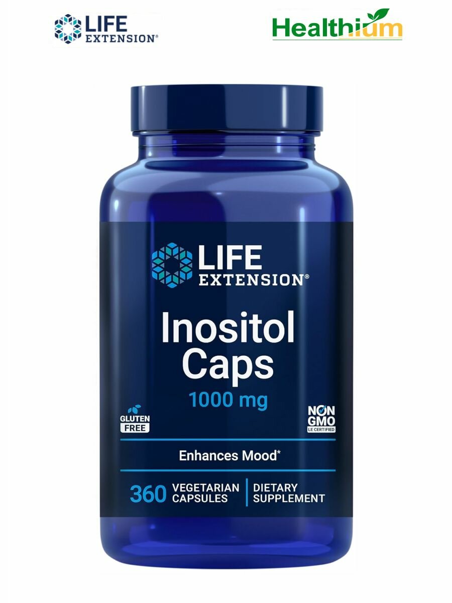 Life Extension Inositol Caps 1000мг 360 капсул Инозитол 1000мг