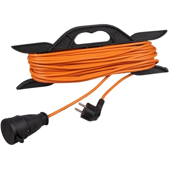 Удлинитель Cabeus ПВС 3500Вт на рам. ке 20м. (EC-F-3.5-20)