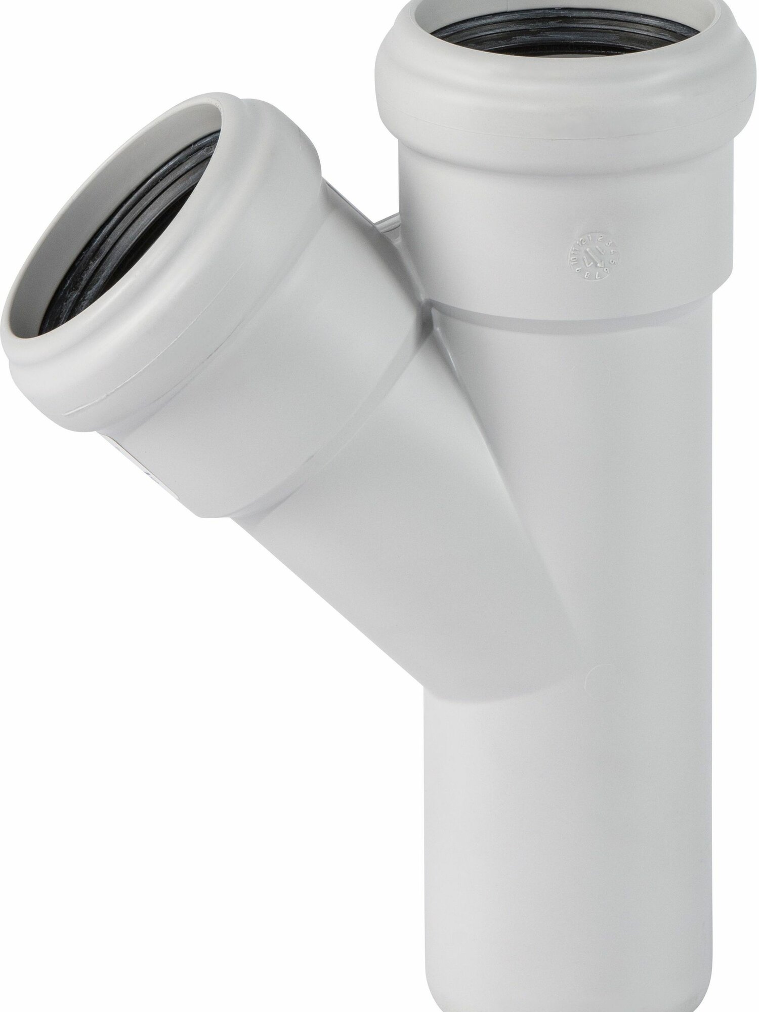 Тройник Ostendorf 32х32х45°, белый, канализационный