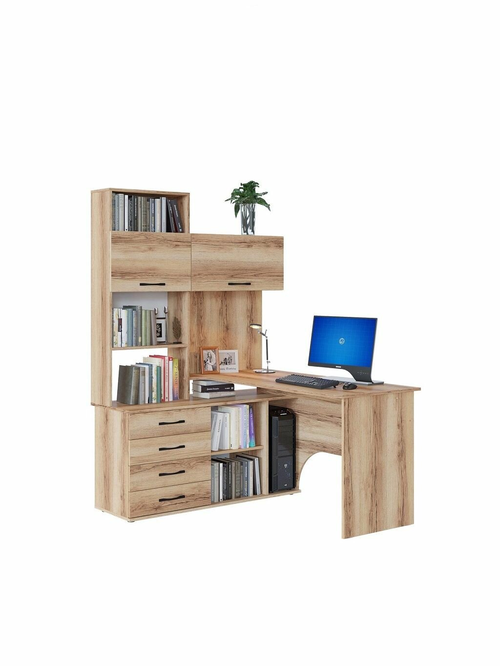 Компьютерный стол КСТ-14.1 Левый 135х124х183 см