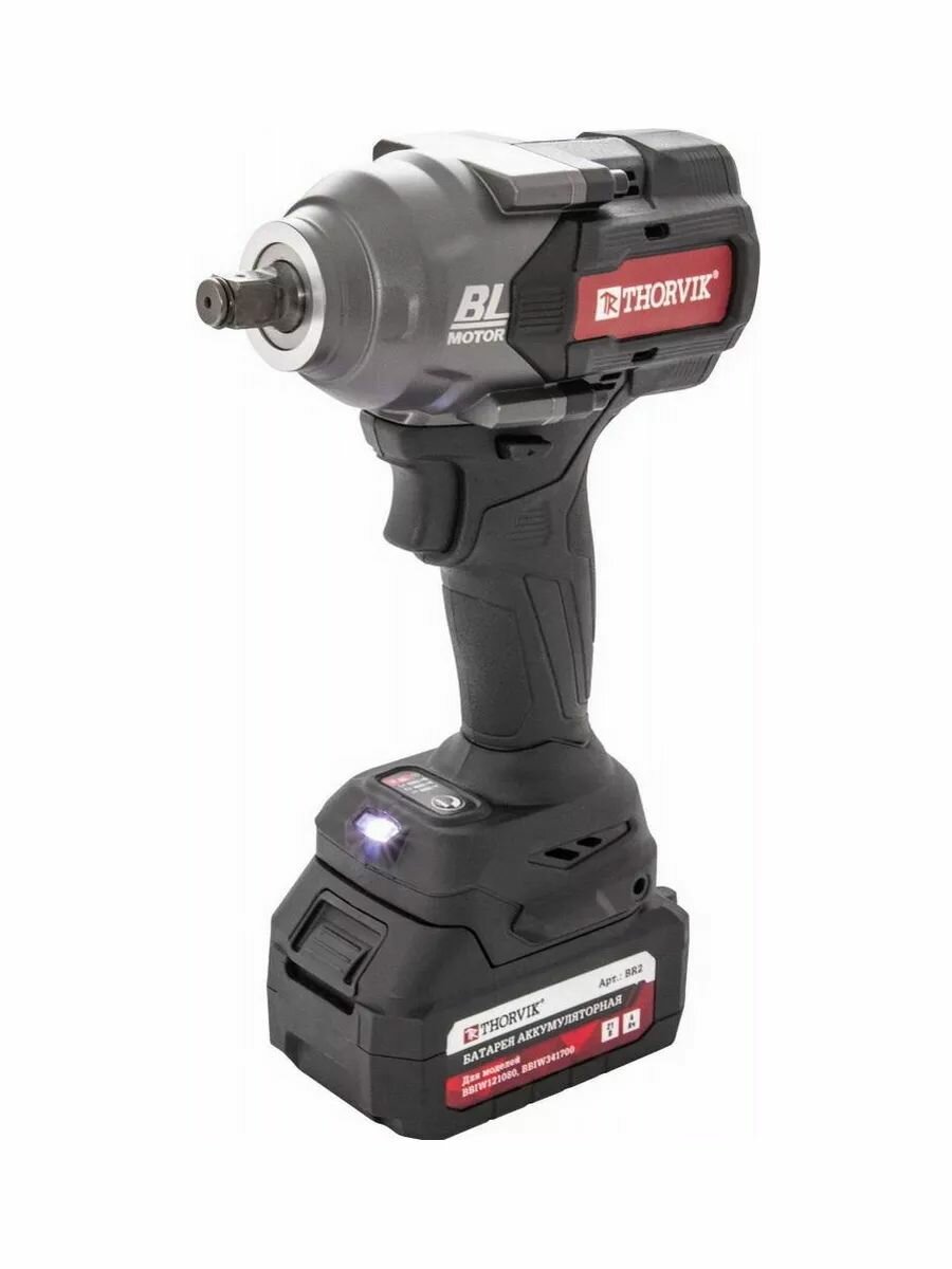 Гайковерт ударный аккумуляторный бесщеточный 1 2"DR, 21В,