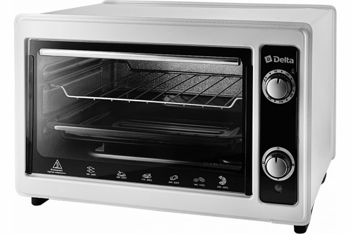 Мини-печь DELTA D-0122 белая 37л