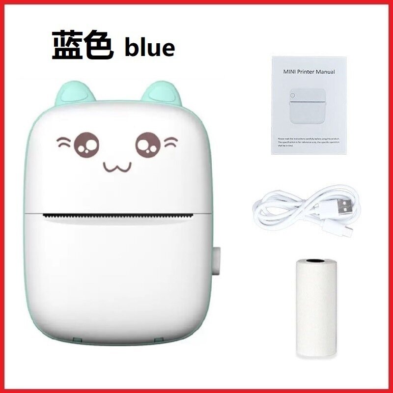 Портативный мини-принтер C9, мини-термопринтер, Bluetooth-принтер для фотографий, карманный принтер для студентов