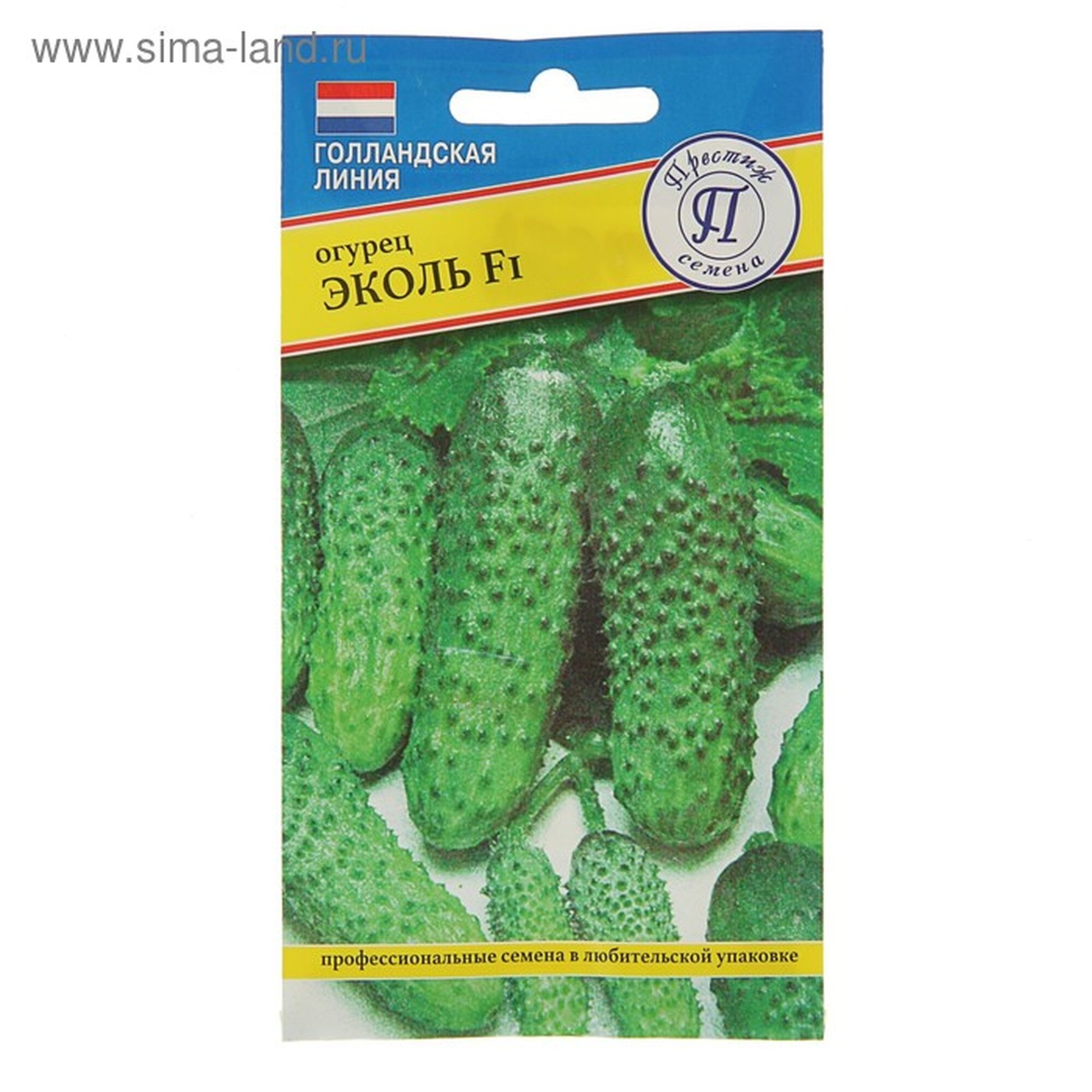 Семена Огурец "Эколь" F1, раннеспелый, партенокарпический, 10 шт