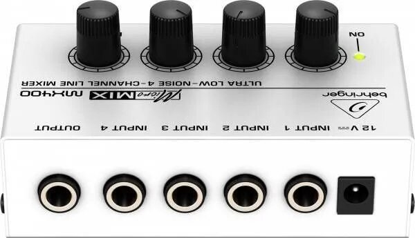 BEHRINGER MX400 компактный 4-канальный микшер линейных сигналов