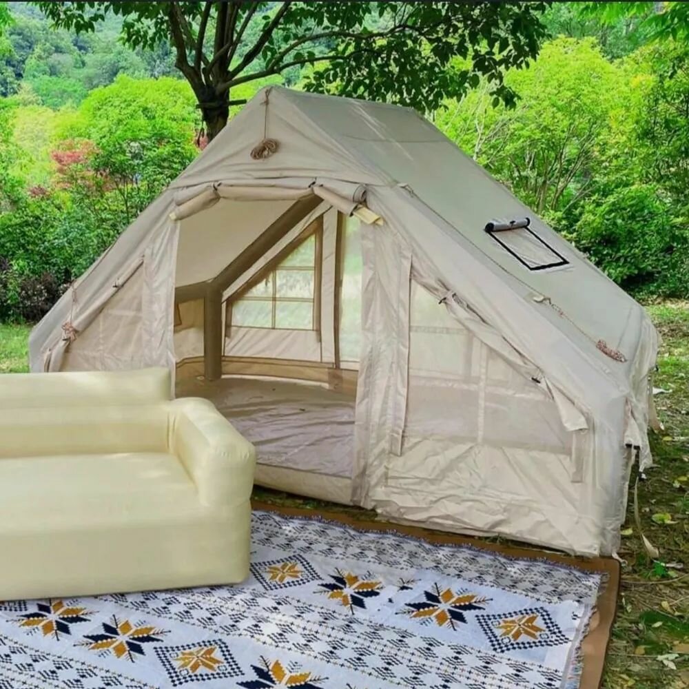 Надувная дом палатка туристическая для кемпинга и отдыха на природе
