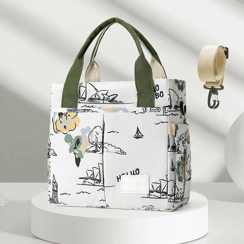 Сумка для коляски, с термокарманом, прочная ткань, цвет Образ города