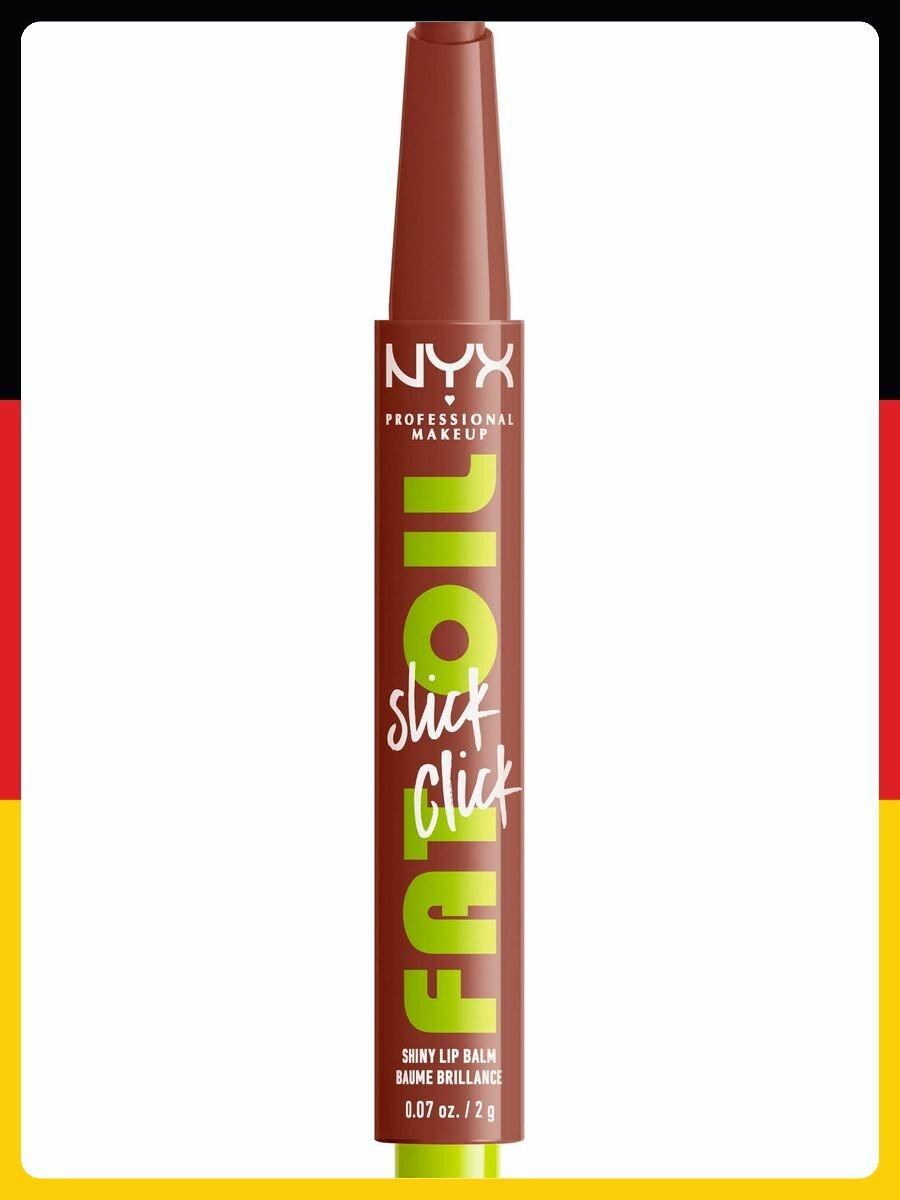 Губная помада NYX PROFESSIONAL MAKEUP Fat Oil Slick Click Lip Balm 05 Link In My Bio