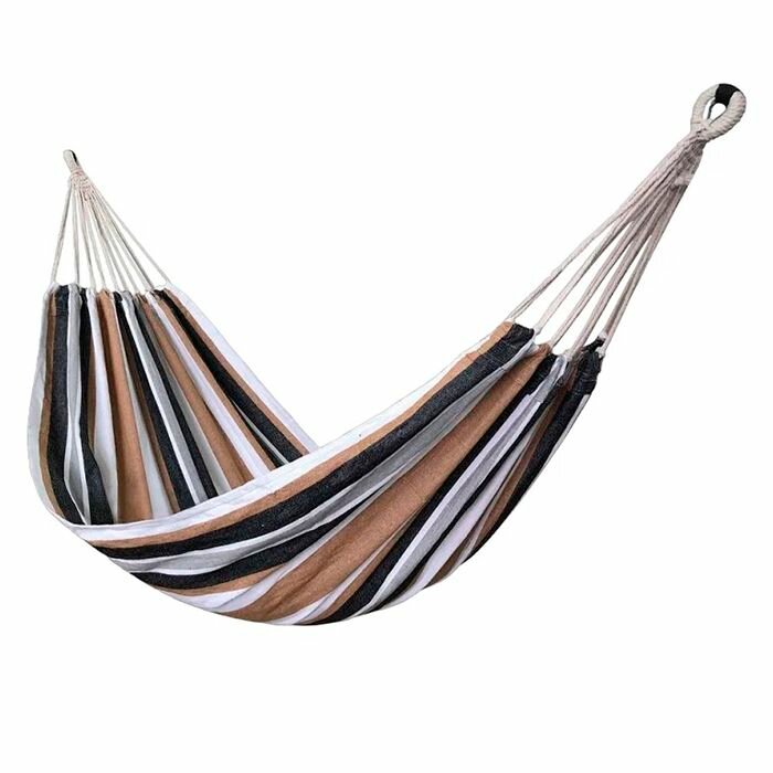 Туристический гамак SCALER Hammock HW070101, 200х100см, парашютная ткань, кофейный