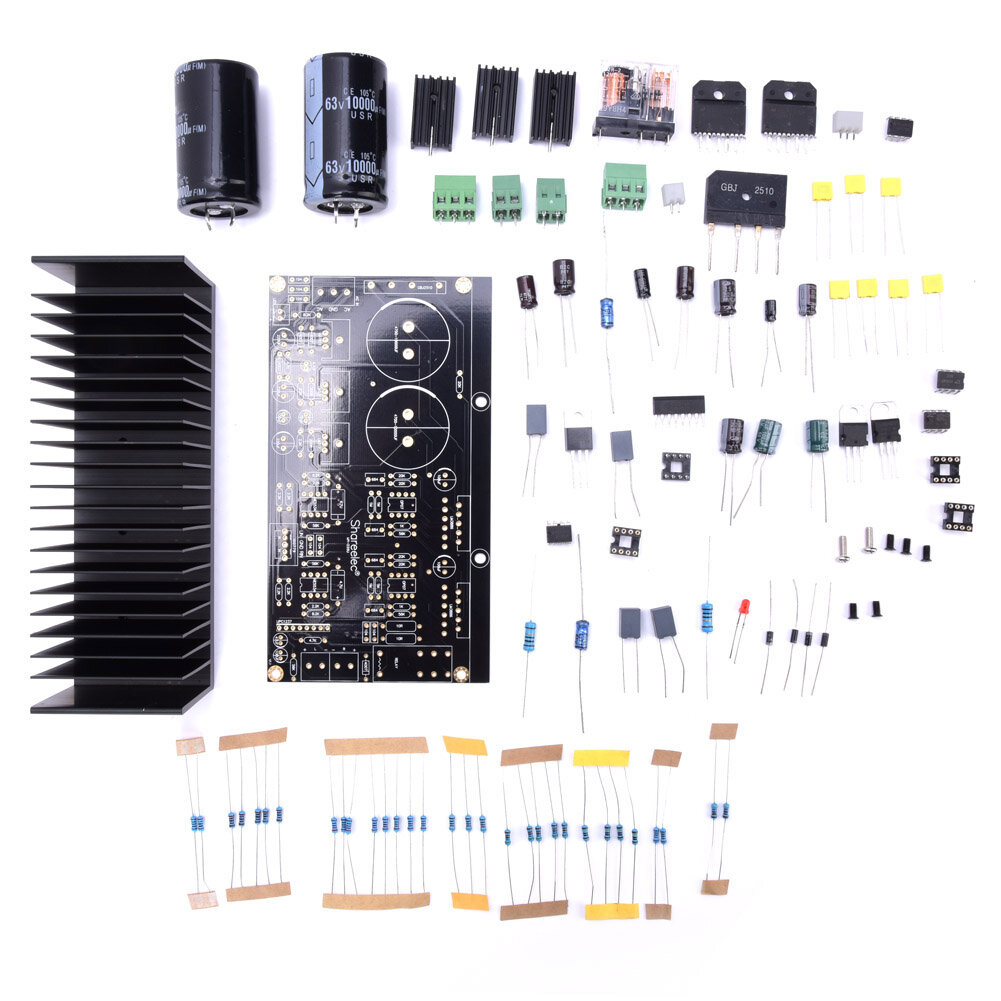 DIY набор усилителя LM3886, стерео, с операционными усилителями OP07 и 5534
