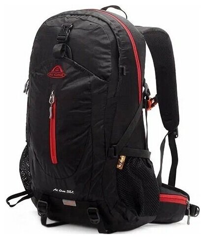 Рюкзак Ai One 9674 36л. Black，Функциональный рюкзак с вентилируемой дугообразной спиной.