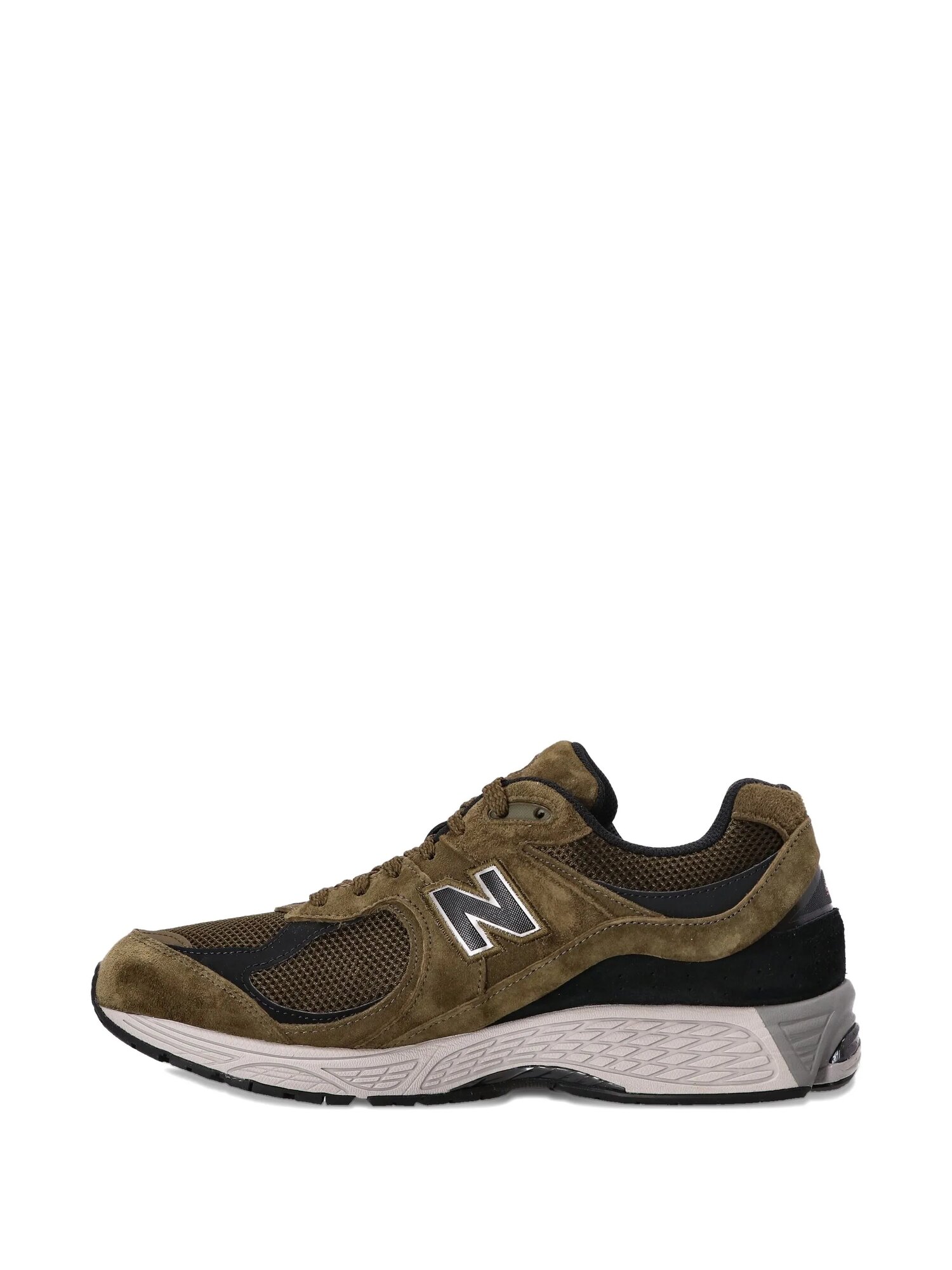 Кроссовки New Balance 2002R, размер 5,5 US, зеленый — фото 1