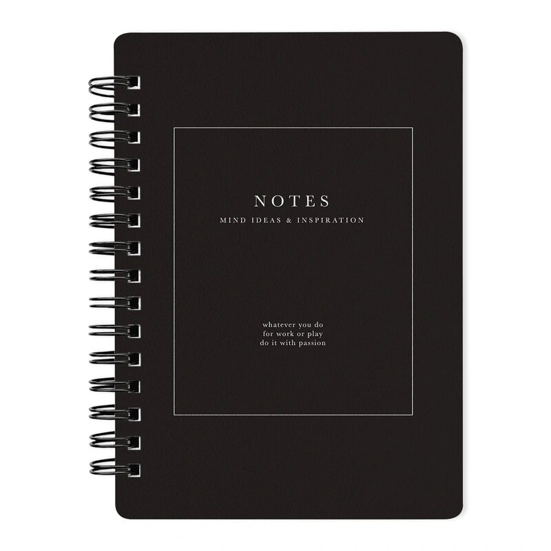 Блокнот 100х140мм 120л. клетка, спираль, Be Smart Notes черн, N3731