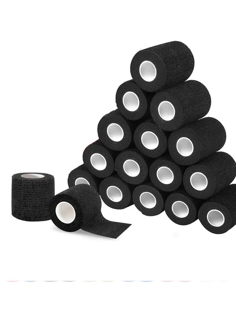 16 упаковок эластичного связующего бинта размером 5 см *4,5м