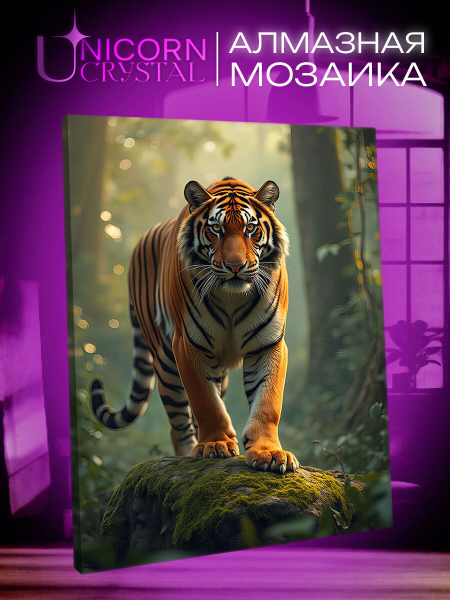 Алмазная мозаика Тигр