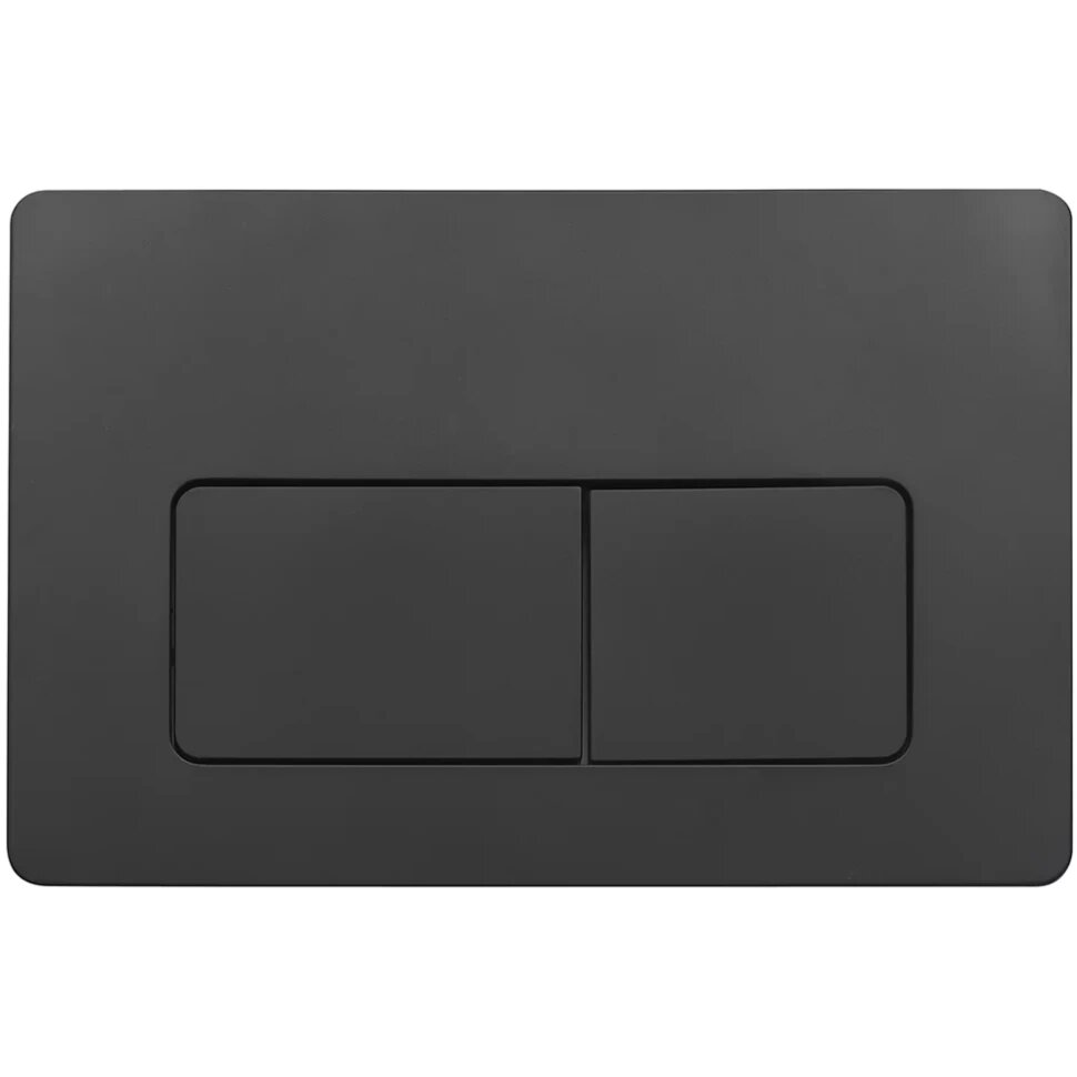 Кнопка смыва VECONI FLUSH V5, для инсталляций, черная, матовая