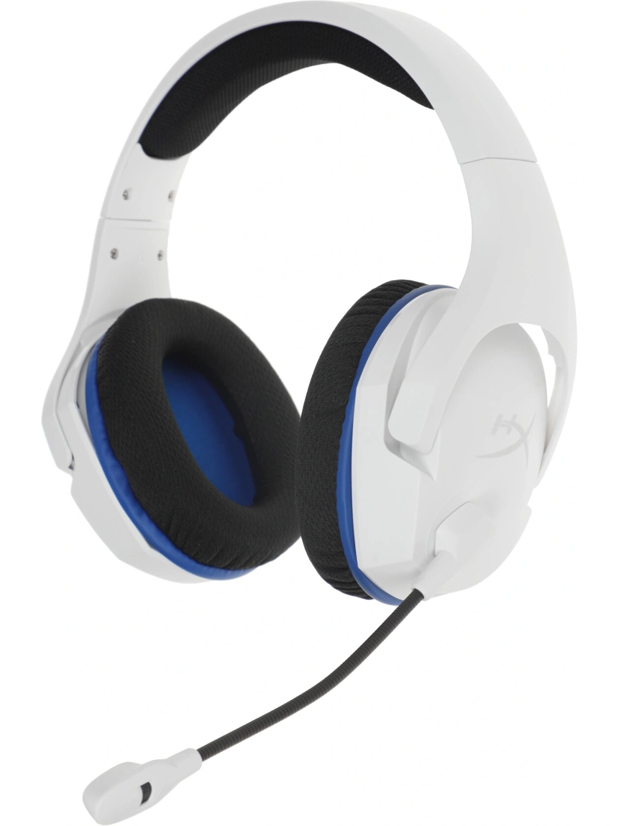 Гарнитура игровая HyperX Stinger Core Wireless PS5 (CS002-WA) белый/голубой (4P5J1AA)