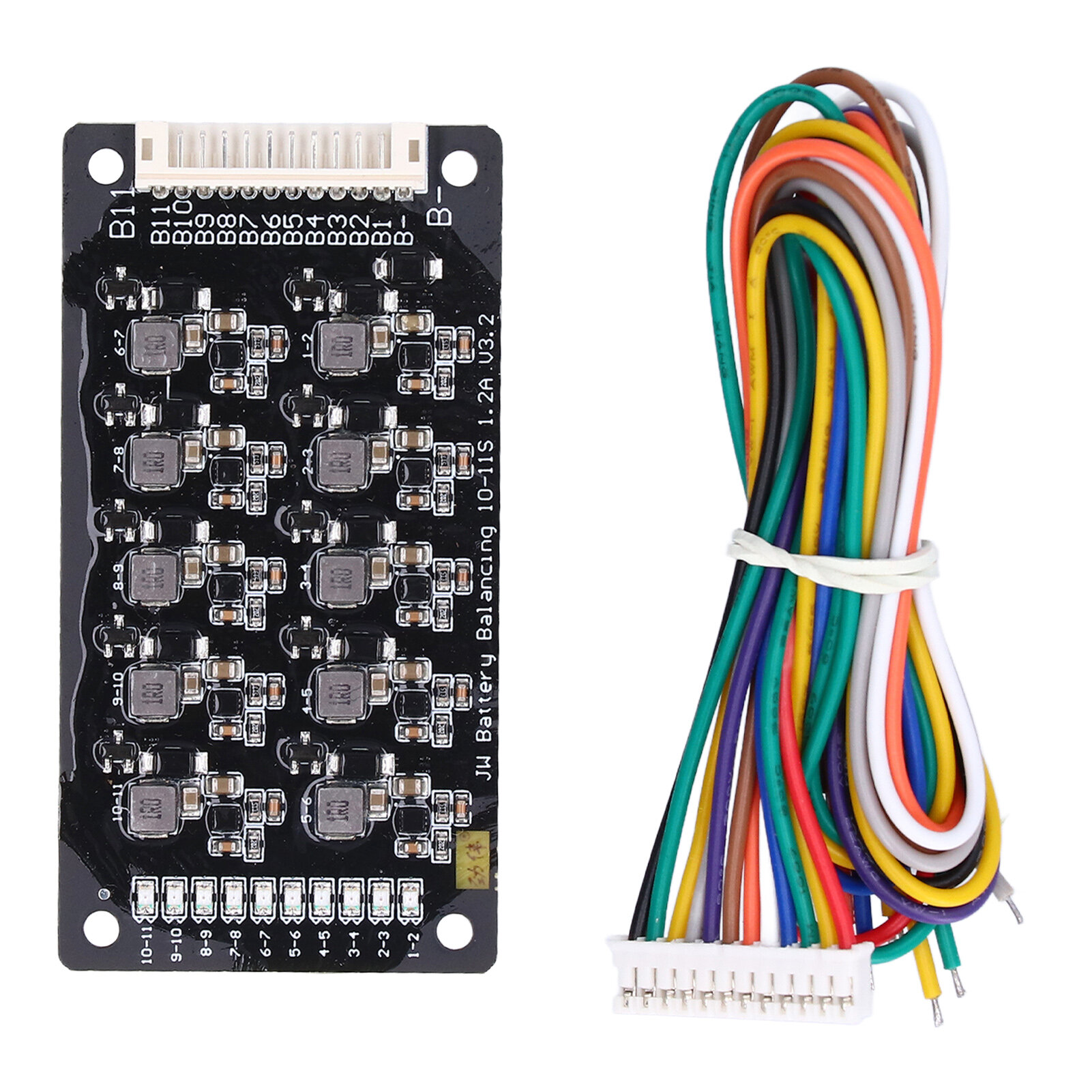 Активный балансир для литиевых батарей, 2.0-4.5 В, 1.2 А, 11S