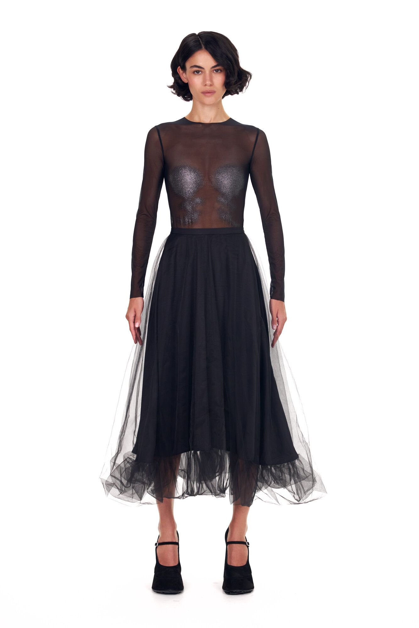 Юбка -пачка миди