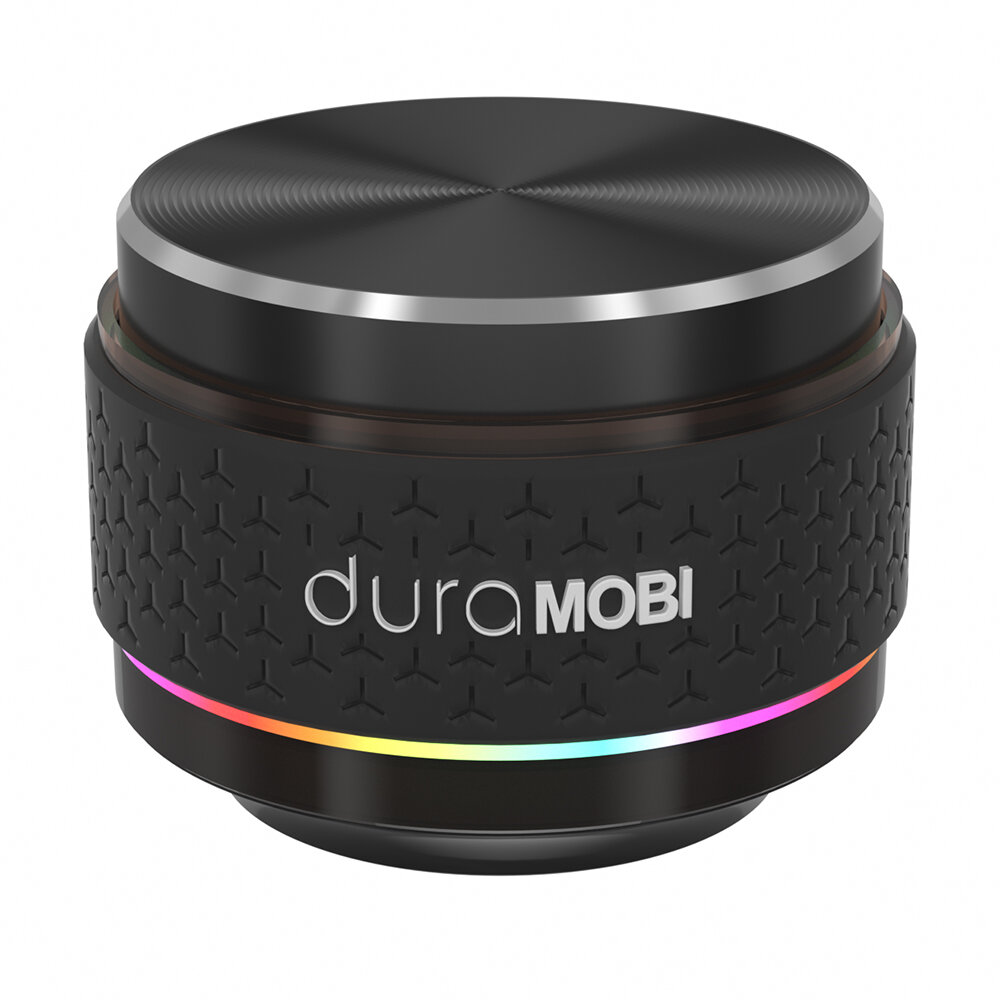 DuraMOBI — беспроводная колонка с костной проводимостью, Bluetooth, стереозвуком и светодиодной подсветкой. Компактная и портативная, подходит для дома, улицы и путешествий.