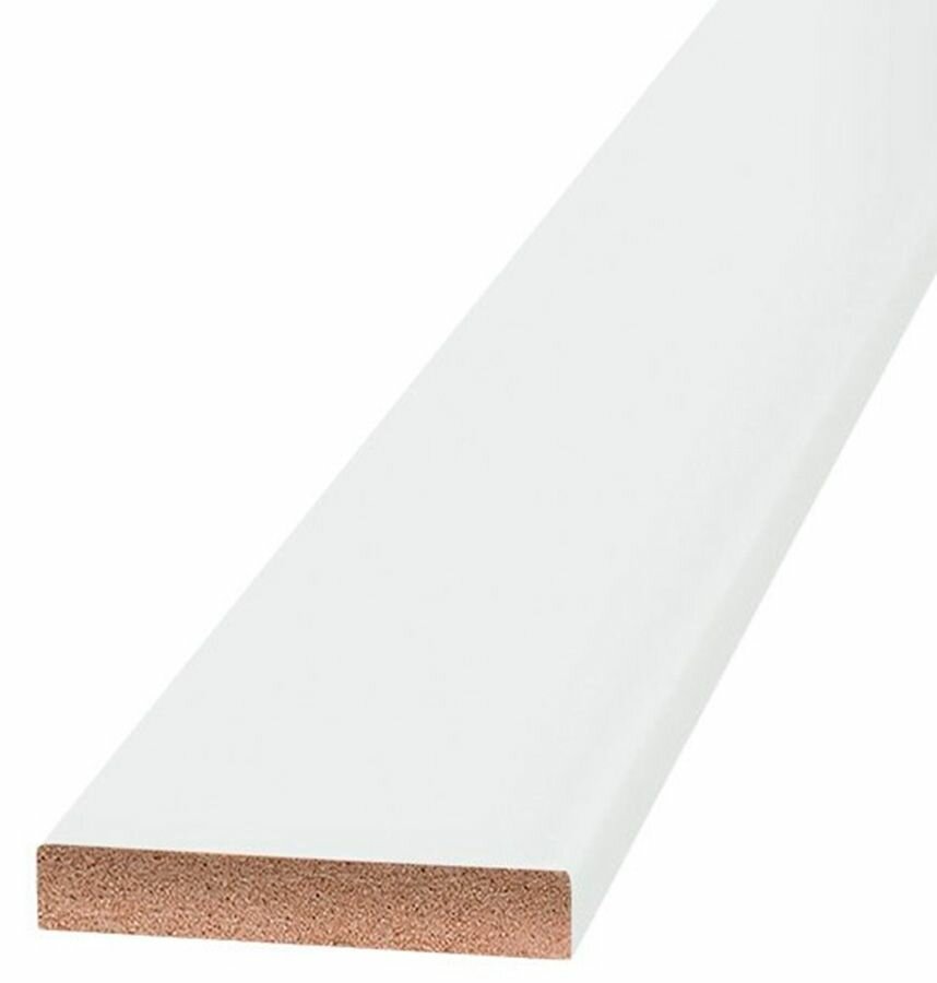Олови наличник крашеный 2150х58х8мм Белый