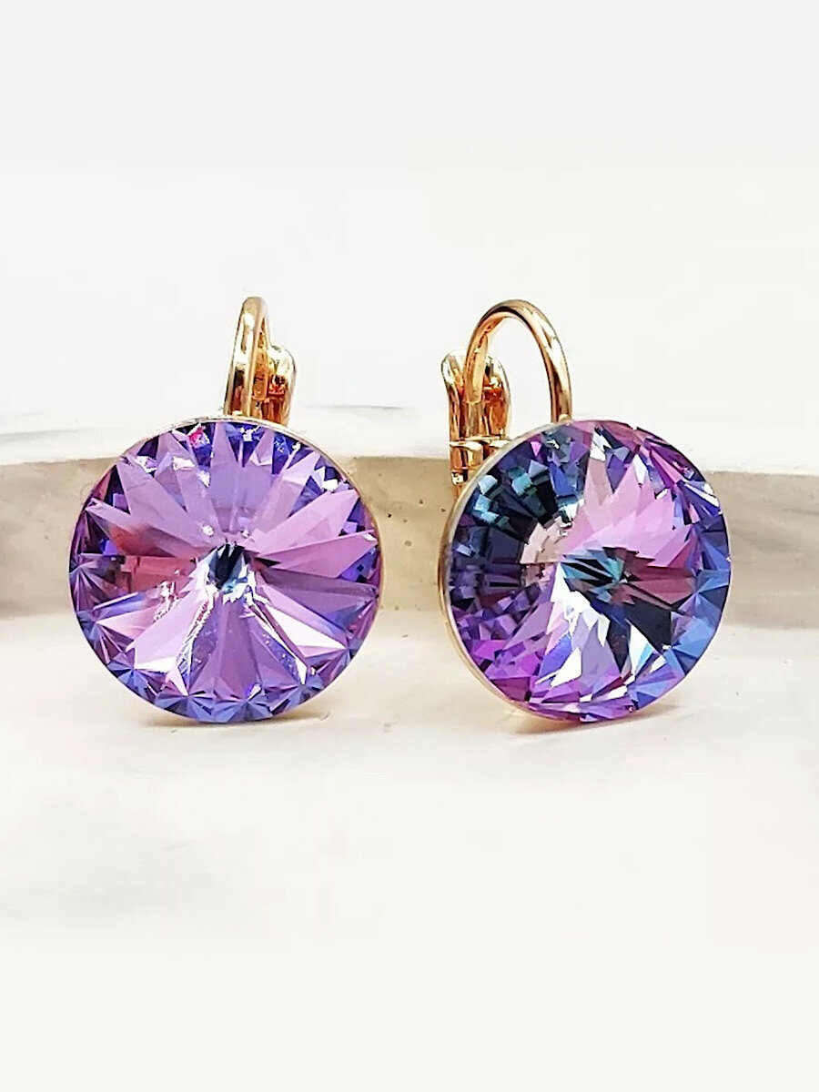 Серьги, кристаллы Swarovski