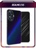 Силиконовый чехол на Realme C55 / Реалми C55 с принтом "Синий карбон"