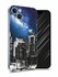 Чехол на Apple iPhone 14 / Айфон 14 с принтом Космический Нью-Йорк