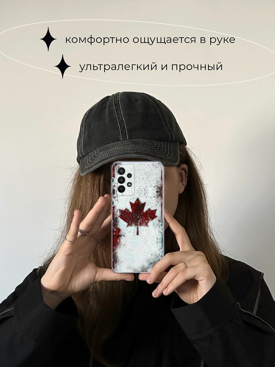 Чехол на Samsung Galaxy A23 / Самсунг Галакси А23 с принтом "Канада" — фото 1