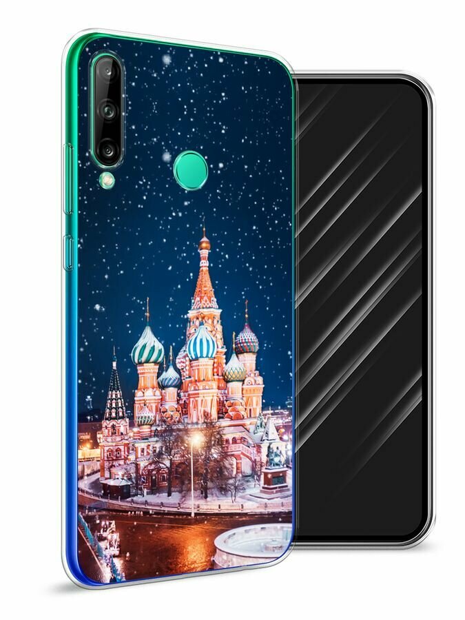Чехол на Huawei P40 Lite E/Y7p/Honor 9C / Хуавей P40 Lite E/Y7p/Хонор 9C с принтом "Москва 1"