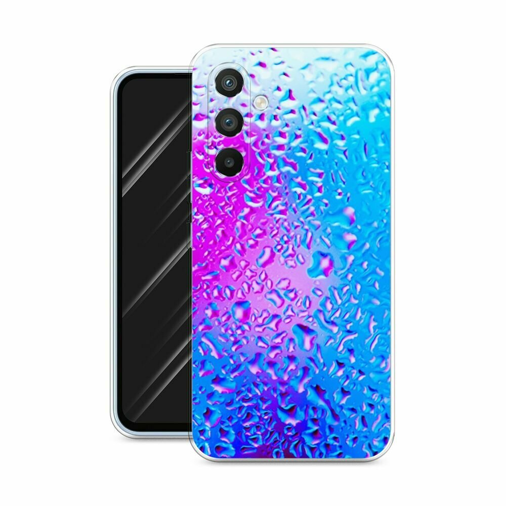 Чехол на Samsung Galaxy A54 / Самсунг A54 с принтом "Капли на стекле" — фото 1
