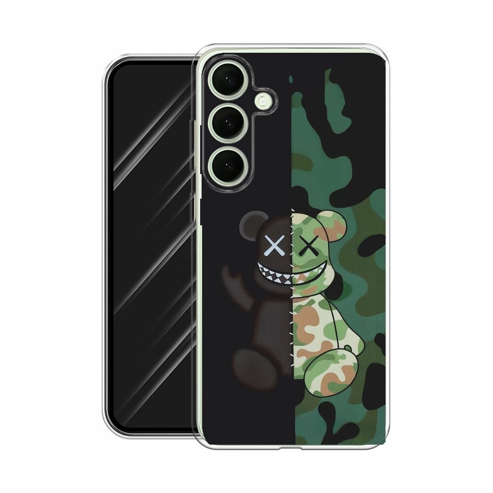 Чехол на Samsung Galaxy S25 Plus / Самсунг S25 Плюс с принтом "KAWS 23 февраля 1" — фото 1