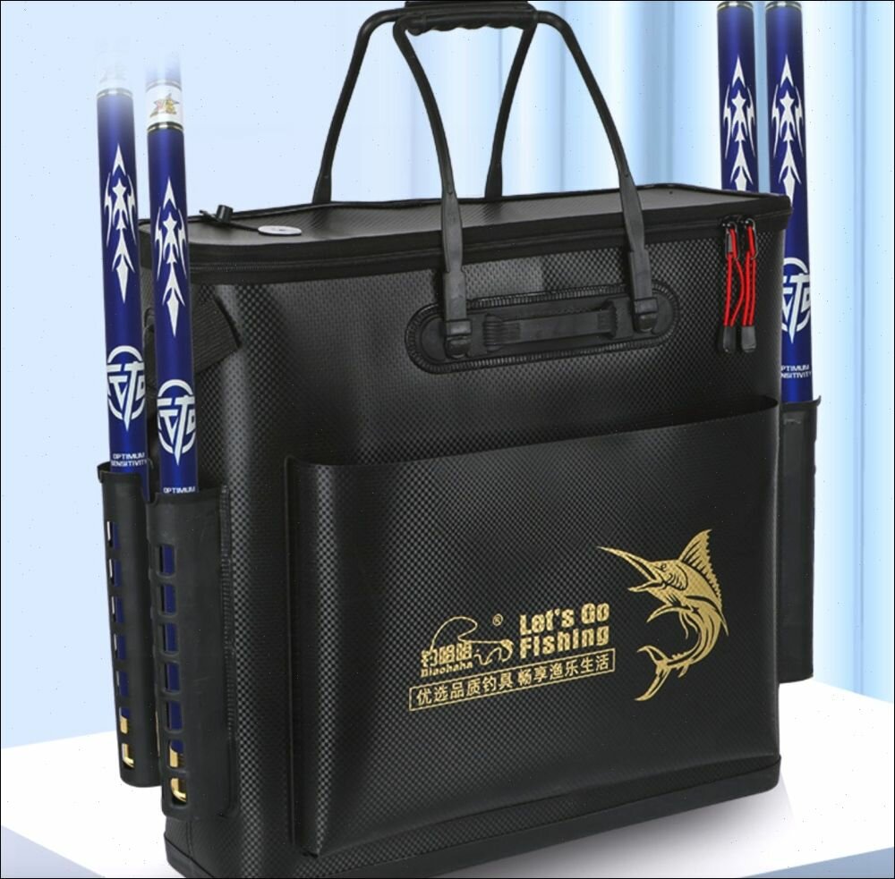 Сумка рыболовная, кан для рыбы, подарок рыбаку,45х16х45см