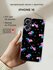 Чехол на Apple iPhone 16 / Айфон 16 с принтом "Единороги градиент"