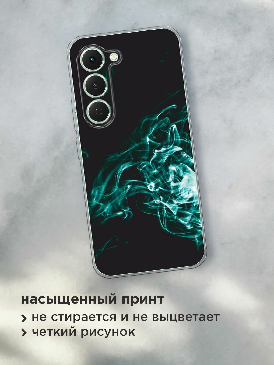 Чехол на Tecno Spark 40 Pro / Текно Спарк 40 Про с принтом Дым — фото 1