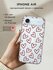 Чехол на Apple iPhone Air / Айфон Айр с принтом "Little hearts doodles 2 - 14 фе...