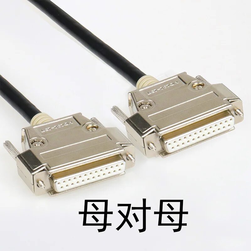 Fanakm Кабель DB25 для принтера 1 м / 1.5 м / 2 м / 3 м / 5 м / 8 м 10 м, Female to Female