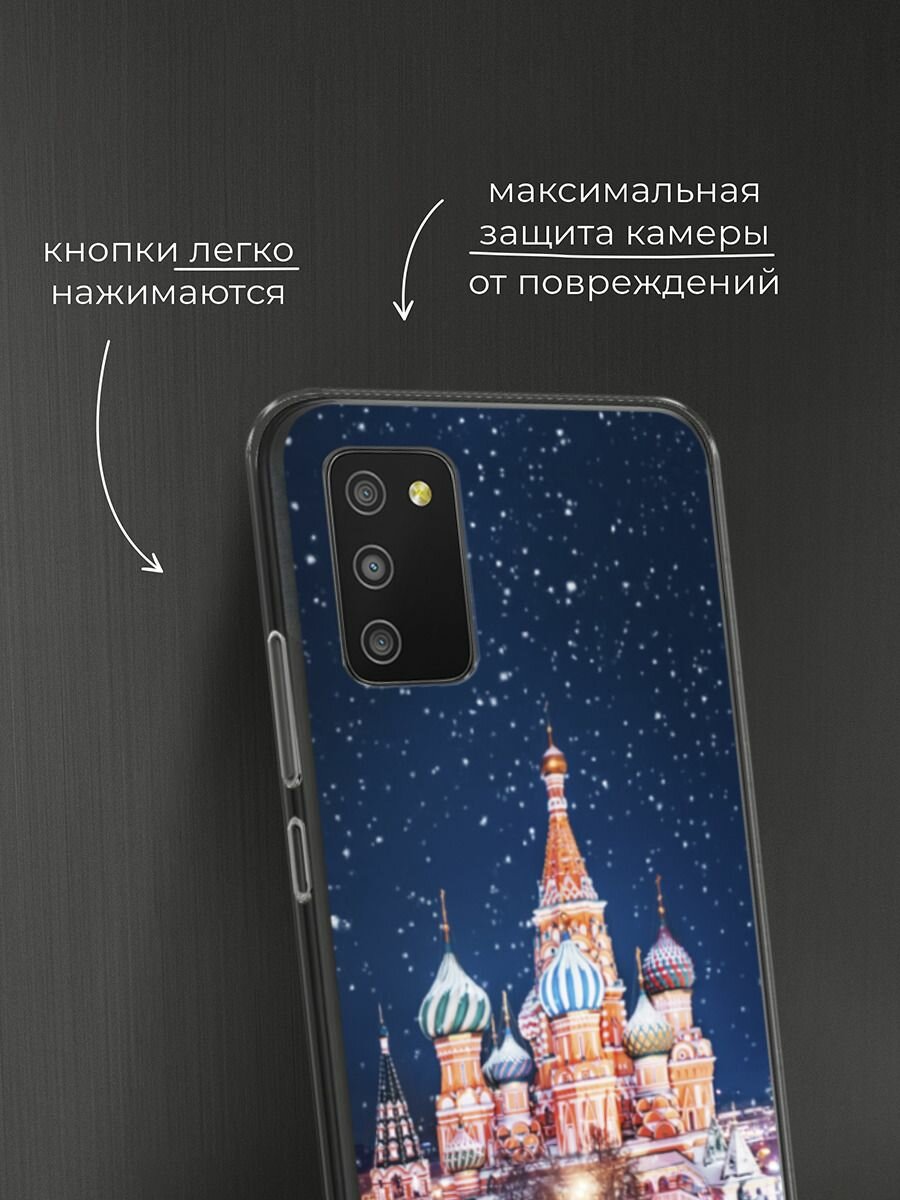 Чехол на Samsung Galaxy A02s / Самсунг Галакси A02s с принтом "Москва 1" — фото 1