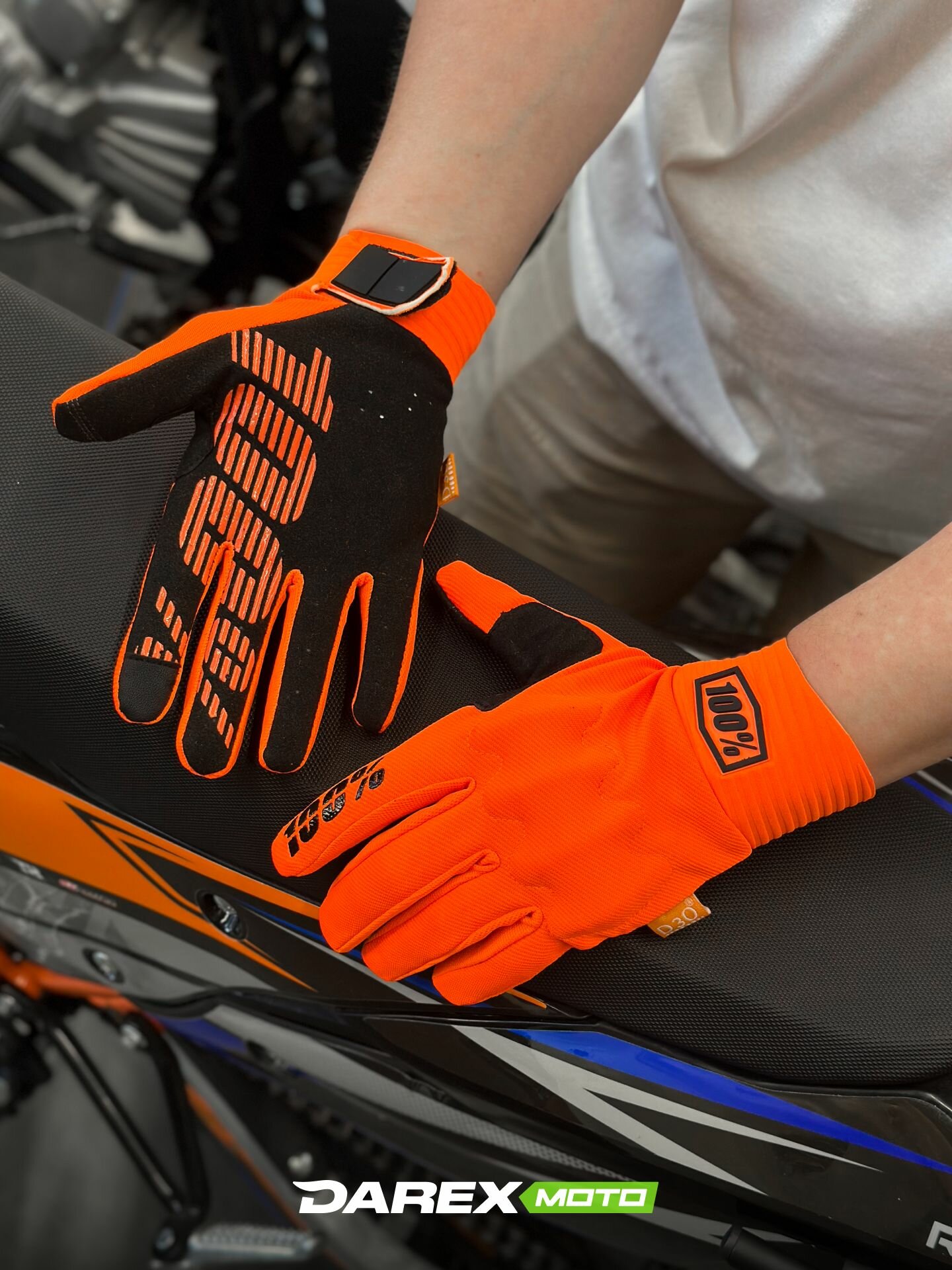 Перчатки Black/Orange XXL