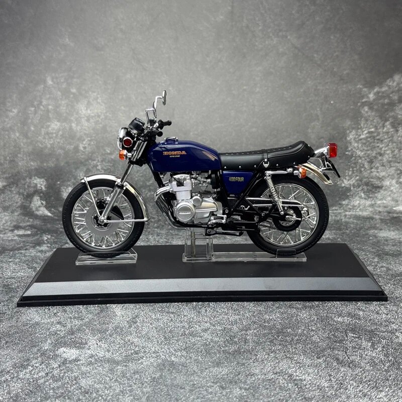 WELLY металлическая модель мотоцикла Honda CB400F 1/12, Темно-синий