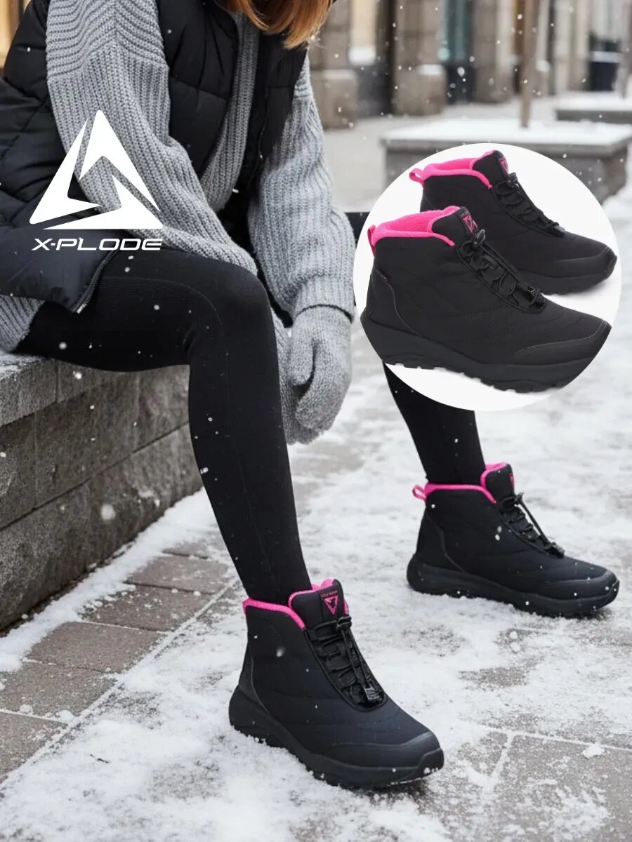 Ботинки ЖенскийЗимаПовседневныеВысокая зима