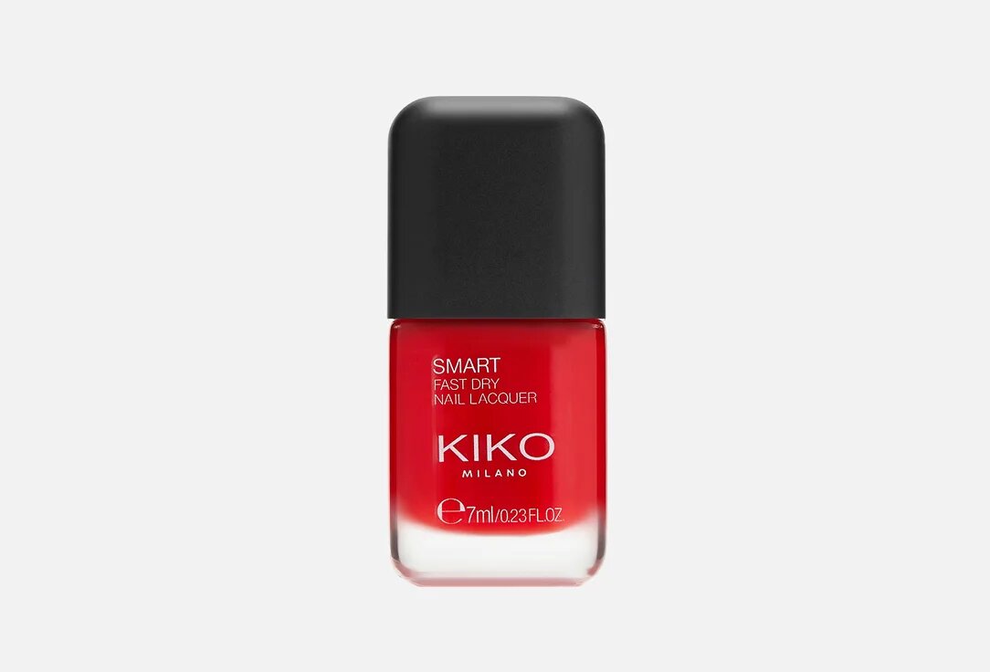 Быстросохнущий лак для ногтей KIKO MILANO SMART NAIL LACQUER, оттенок 64, Deep Red, 7 мл