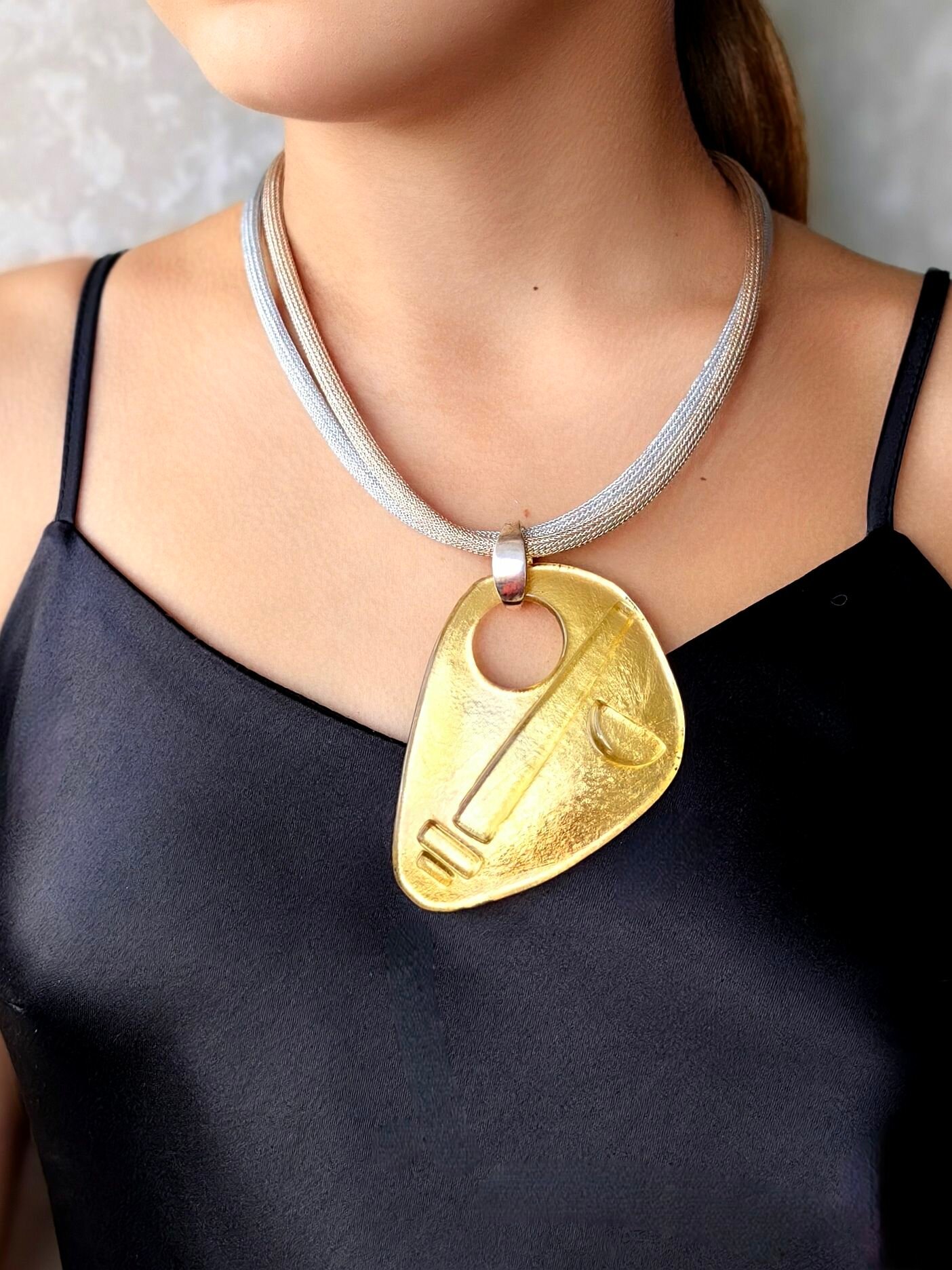 Колье, стекло, муранское стекло